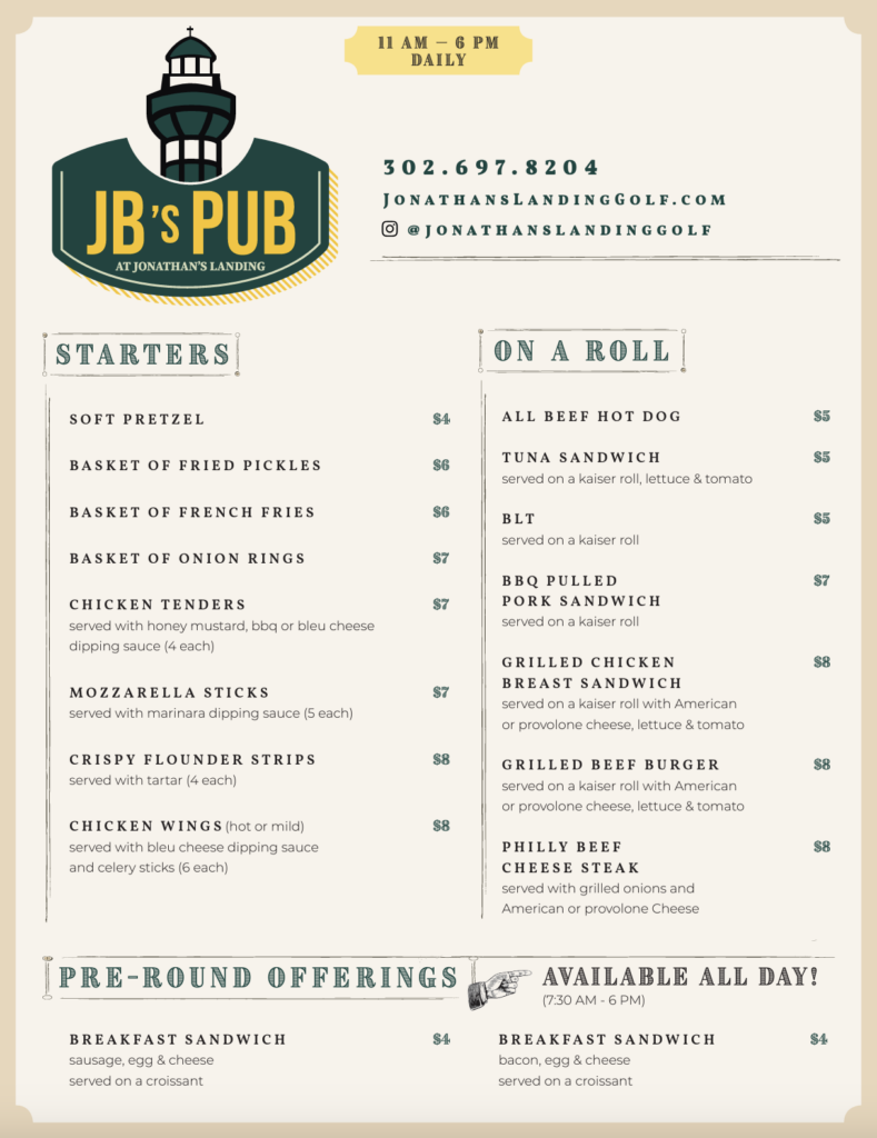 JB’s Pub - Jonathan's Landing - Golf Course - Wedding Venue - Events ...